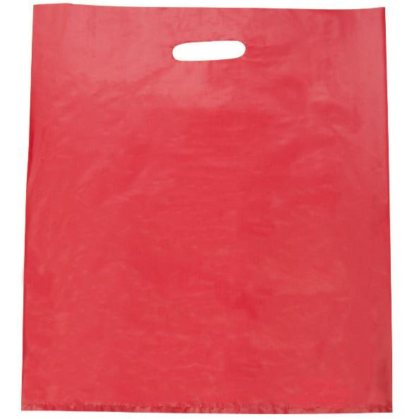 Hd Plastic Large - Radiant Red - Concord Paper Bags