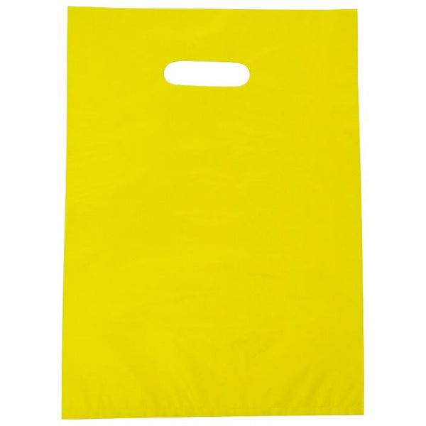 Hd Plastic Small - Sunny Yellow - Concord Paper Bags