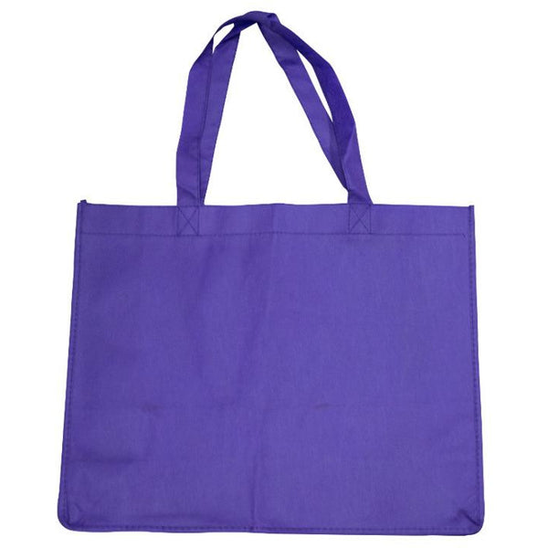 Reusable Nonwoven Passion Purple Bag - Large - Concord Paper Bags